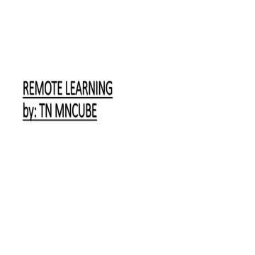 remote learning.pptx | Educational Assessment | Education