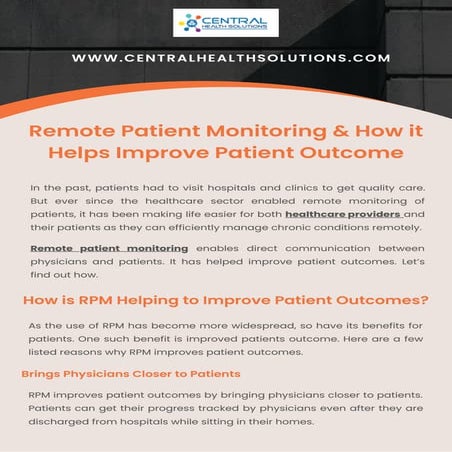 Remote Patient Monitoring | PPTX