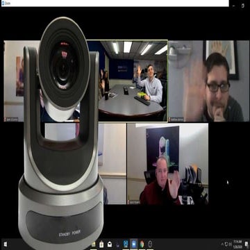 Remote PTZ camera control in Zoom Video Conferencing | PPTX