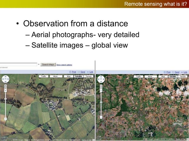 Aerial photography vs remote sensing satellite | PDF