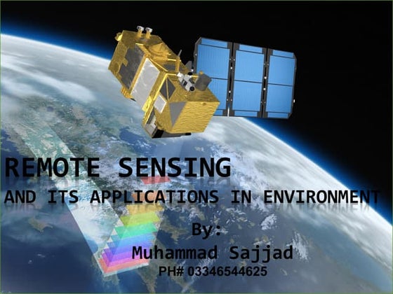 Remote sensing ppt | PPTX | Geography | Science