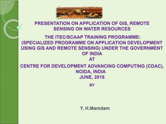 Application of Remote Sensing and GIS in Urban Planning | PDF | Internet | Computing