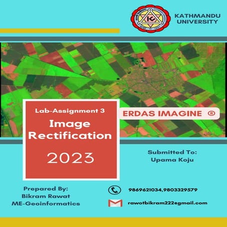 Image Rectification in Erdas Imagine Remote Sensing | PDF