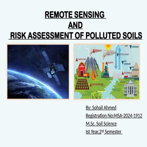 Remote_Sensing_Presentation.pptx sohail Ahmed Soil Science | PPTX