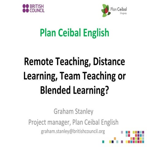 Remote Teaching, Distance Learning, Team Teaching or Blended Learning ...