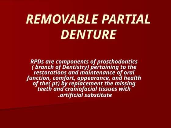 Cast partial denture design | PDF | Dental Health | Diseases and Conditions