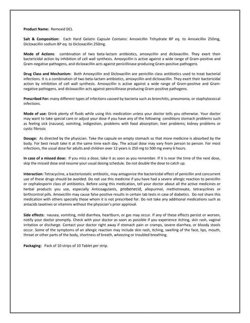 Riaxine syrup patient information leaflet | PDF