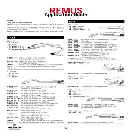Remus Application Guide Riegeretc.com