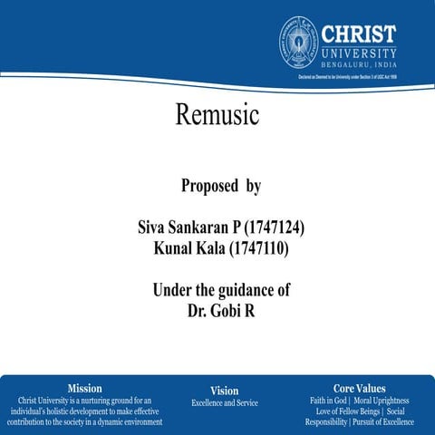 Music ministry presentation | PPTX