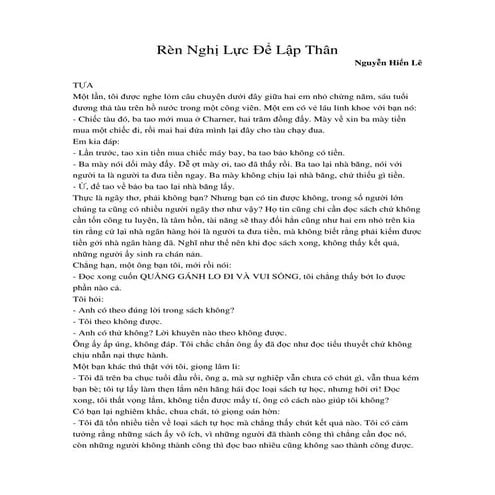 Ren nghi luc de lap than | PDF