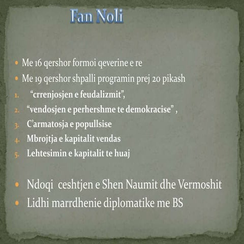 FIGURAT ME TE RENDESISHME NE SHQIPERI | PPTX