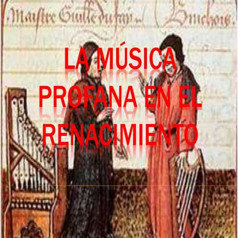 Renacimiento profana | PPTX