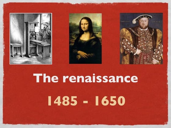 Science during renaissance period | PPTX | Geography | Science