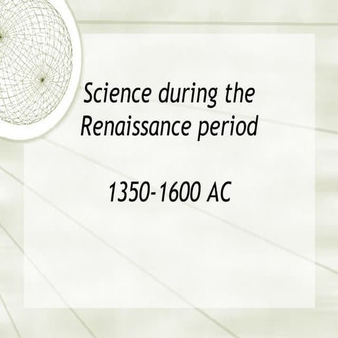Renaissance | PPT