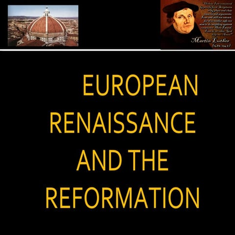 Renaissance and Reformation | PPT
