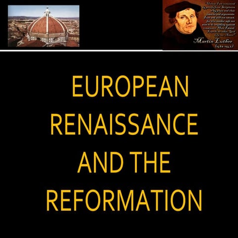 Renaissance and Reformation | PPT