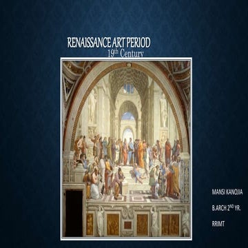 Renaissance art period.pptx | Hinduism | Religion & Spirituality