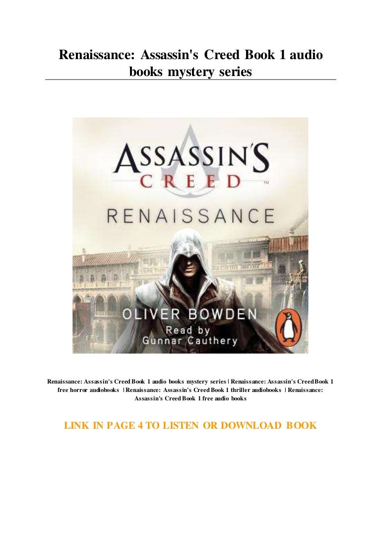 Assassin's creed renaissance book - sbbap