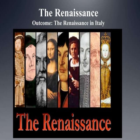 Renaissance in italy (2) | PPT