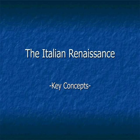 Renaissance+Overview2 | PPT