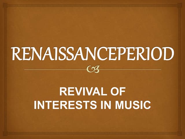 Music of the Medieval Period | PPT