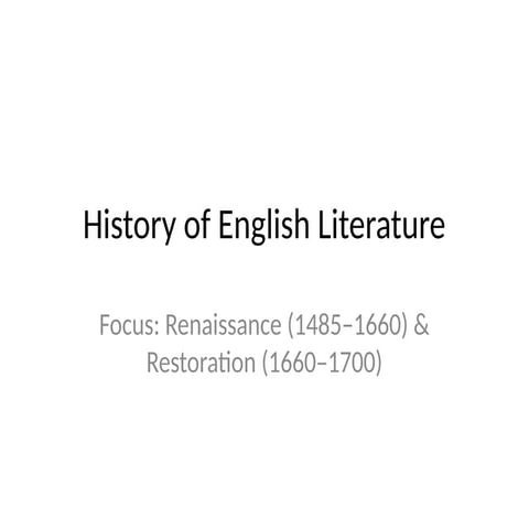 Renaissance to Restoration Literature.pptx