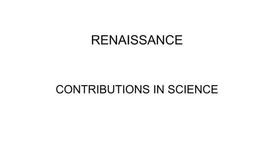 Scientific revolution | PPT