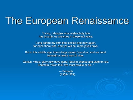 Renaissance | PPT
