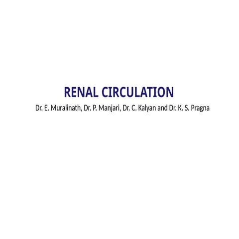 RENAL CIRCULATION-, counter current mechanism, counter current ...