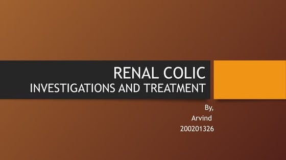 Ureteroscopic lithotripsy (URSL) | PPTX