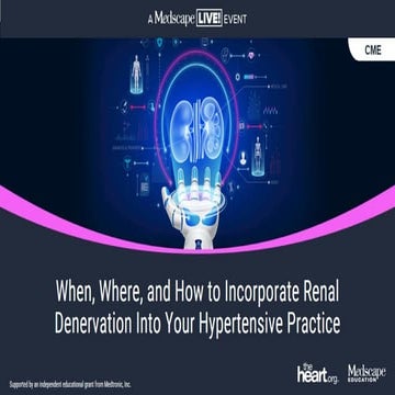 Renal Denervation for Hypertension management | PPTX