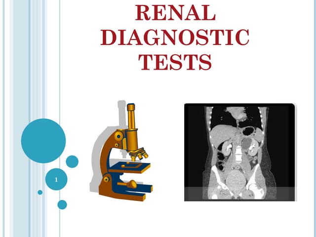 Renal Dynamic Scan - Isotope Scan - DTPA | PPTX