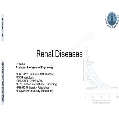 Renal Diseases-Pathophysiology Treatment | PDF