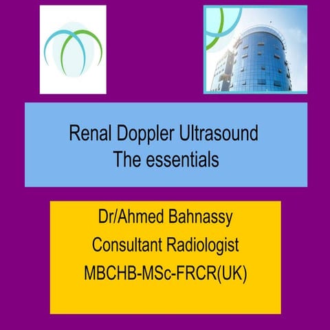 Renal doppler | PPTX