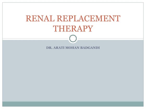 Principles of-hemodialysis | PPT | Blood Disorders | Diseases and Conditions