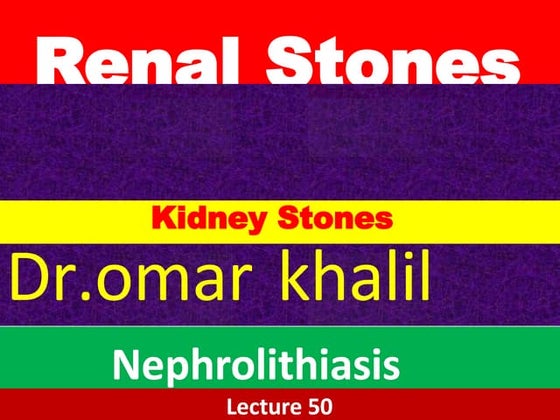 Pathophysiology of Kidney stones | PDF