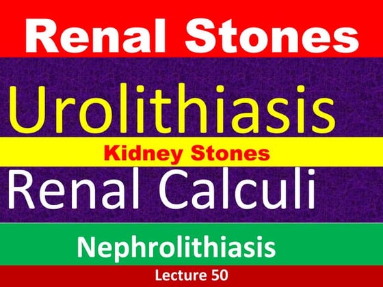 Renal calculi | PPT