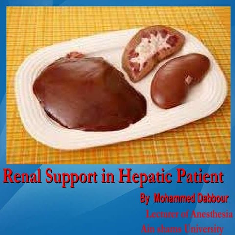 Renal support | PPT