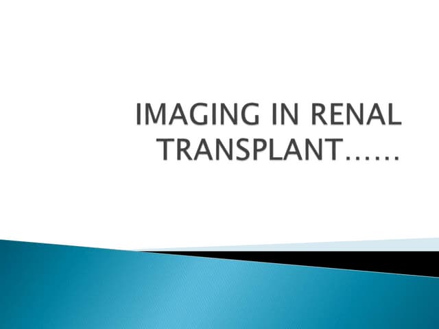 Renal scintigraphy - Nuclear Medicine- Genitourinary | PDF