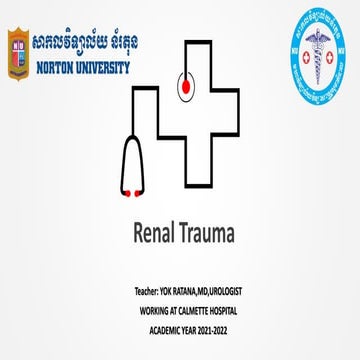 Renal trauma - Kidney trauma | PPTX