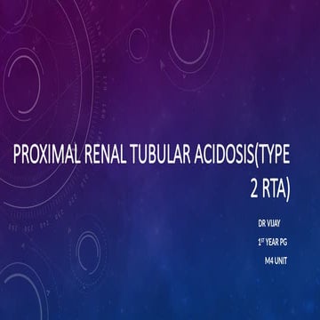 Renal tubular acidosis in paediatric age group | PPT