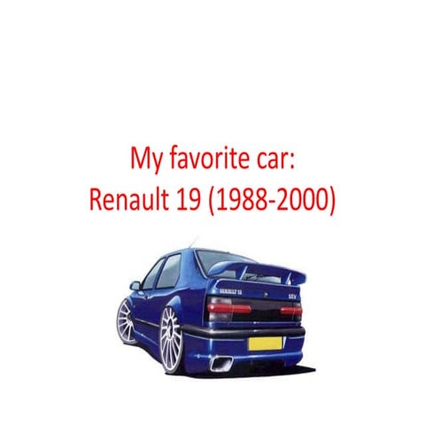 Renault 19 | PPTX