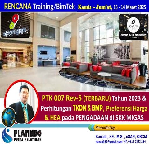 RENCANA + Link2 MATERI Bimtek_ *"PTK 007 Rev-5 Thn 2023 + Perhitungan dan Verifikasi TKDN & BMP ...