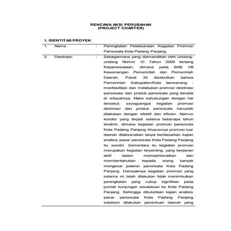 Rencana aksi perubahan | DOCX