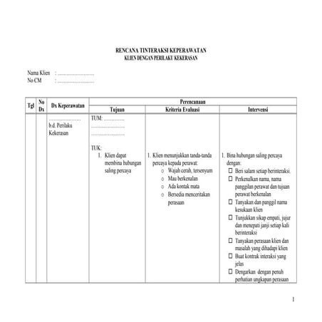 Rencana intervensi (ncp) | DOC
