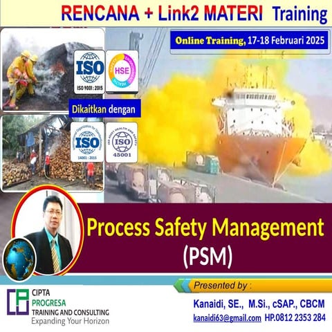 Link2 MATERI + RENCANA Training *"PSM (Process Safety Management)"*.pptx