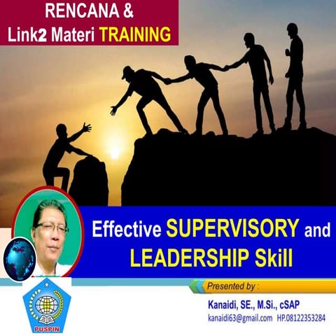 Tahapan Leaderhip dalam Mengatur Bawahan _Training "Effective Leadership and Supervisory" for ...