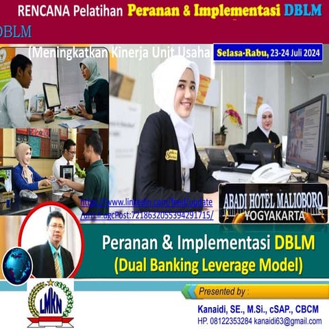 RENCANA & Link2 MATERI Training_ "DUAL BANKING LEVERAGE METHOD (DBLM)". | PPTX