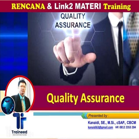 Quality Training | PPTX