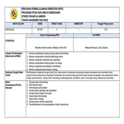 RPS MIKROBIOLOGI | PPT